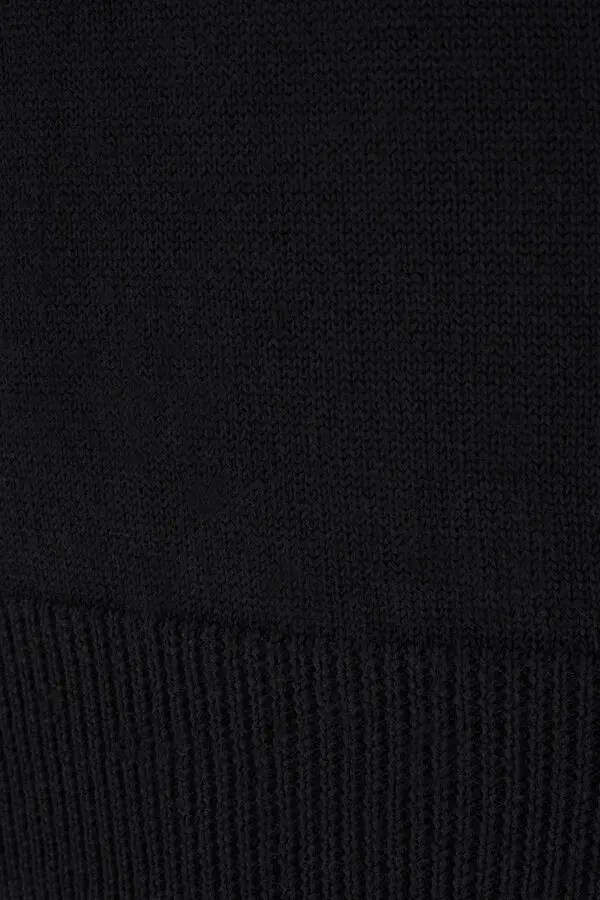 JIL SANDER Crew Neck Cut Out Knitwear
