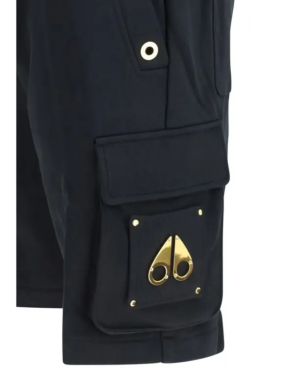 Moose Knuckles Hartsfield Cargo Shorts - Black