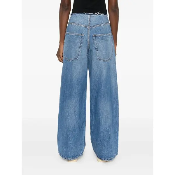 Alexander Wang Wide-leg Zip-front Jeans
