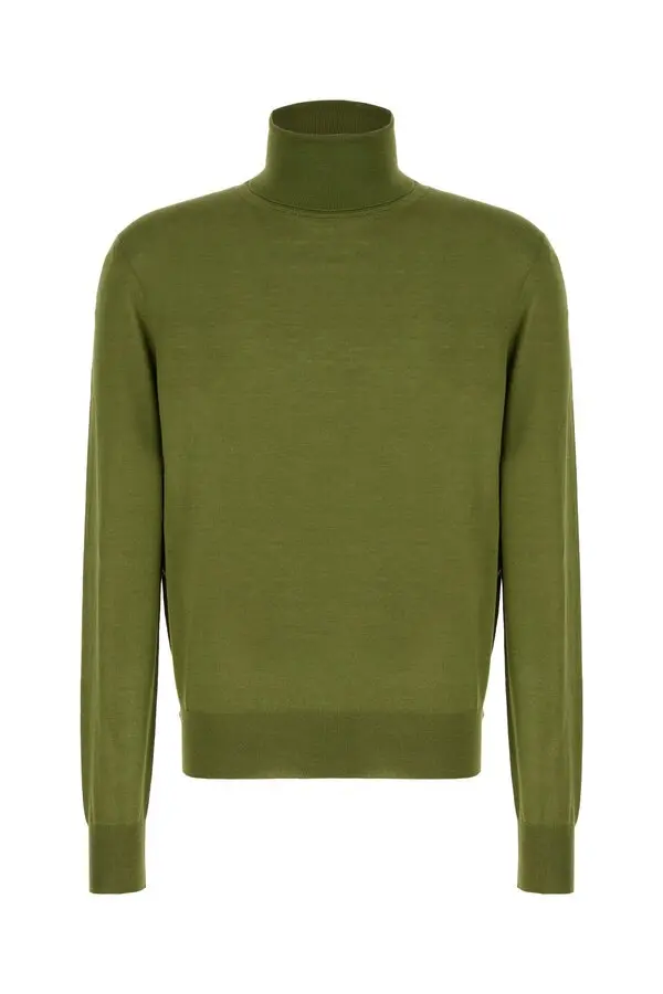 Saint Laurent Ribbed Turtleneck Pullover