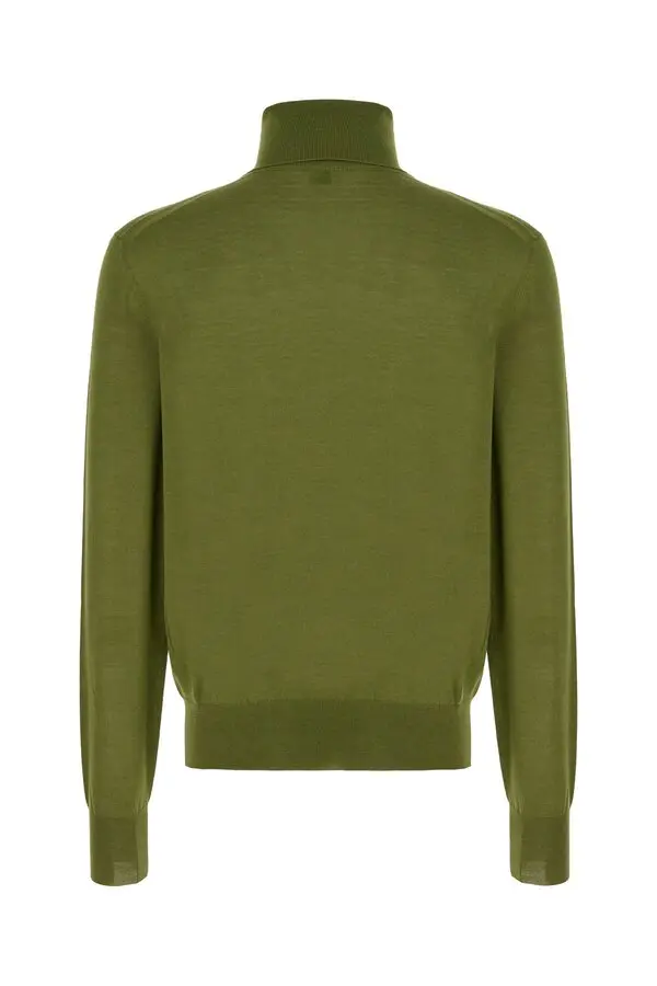 Saint Laurent Ribbed Turtleneck Pullover
