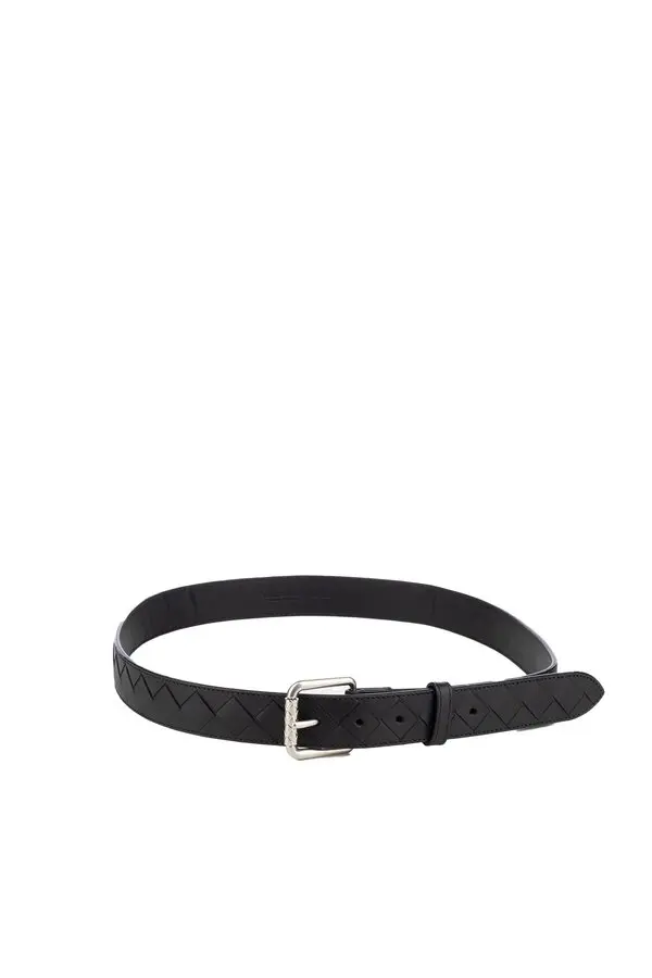 Bottega Veneta Woven Leather Belt - Multicolor