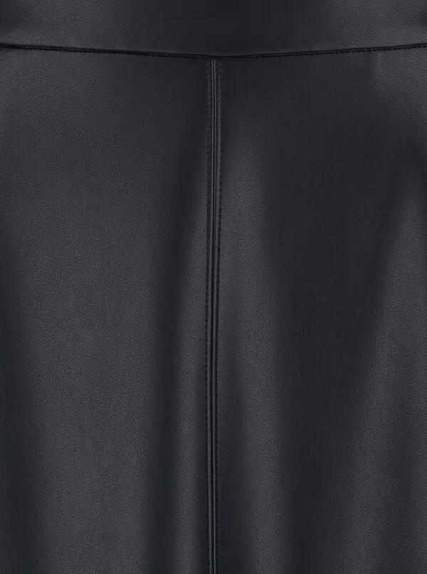 Max Mara Ninfa' Eco-leather Flared Skirt