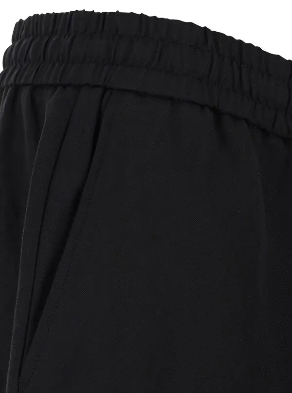 AMI Paris Elasticated Waist Cotton Trousers - Multicolor