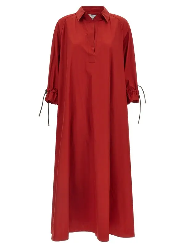 Max Mara Mxmmirto' Cotton Poplin Chemisier Dress