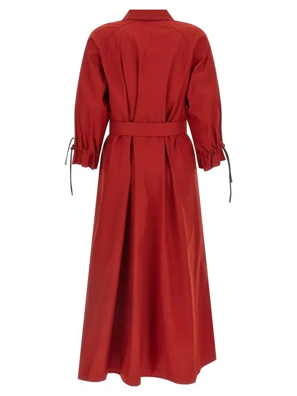 Max Mara Mxmmirto' Cotton Poplin Chemisier Dress