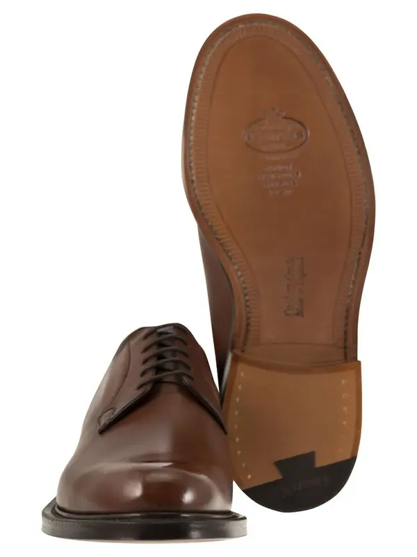 Church's Shannon Derby Wholecut Leather Lace Up Shoes - Brown
