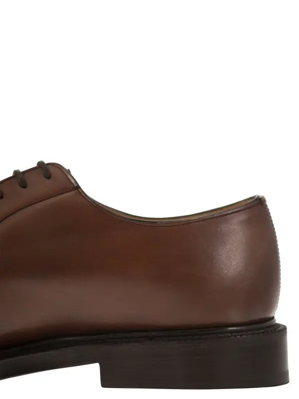 Church's Shannon Derby Wholecut Leather Lace Up Shoes - Brown
