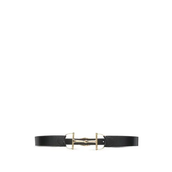 Gucci Horsebit Detail Belt - Black