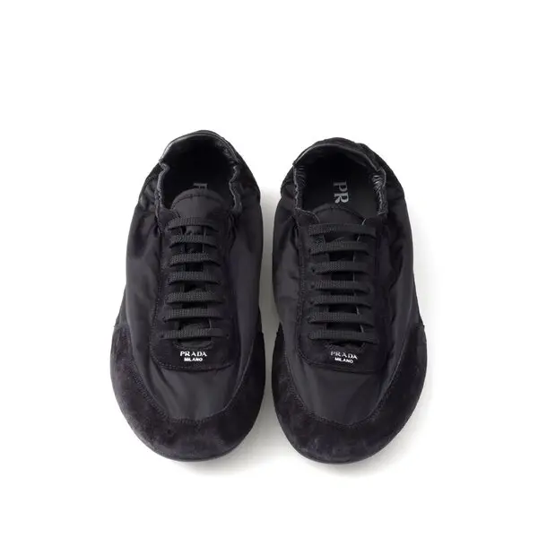 Prada Low-top Trainers With Lace-up Fastening - Black