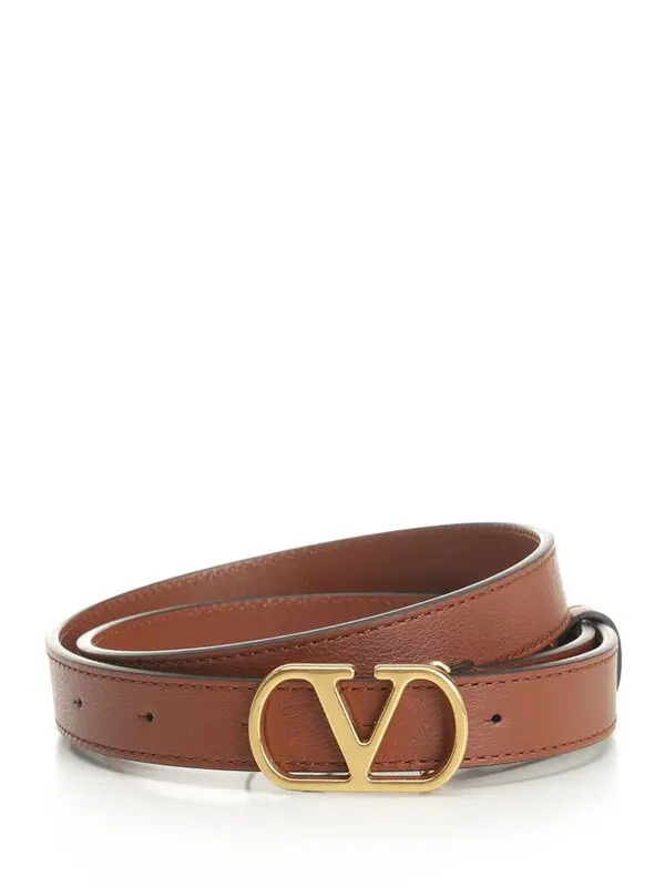Valentino Garavani Vlogo Signature Belt - Brown