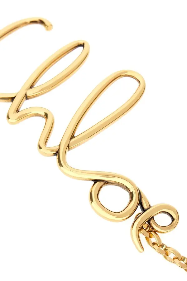 Chloé Gold Tone Chain Bracelet - Multicolor