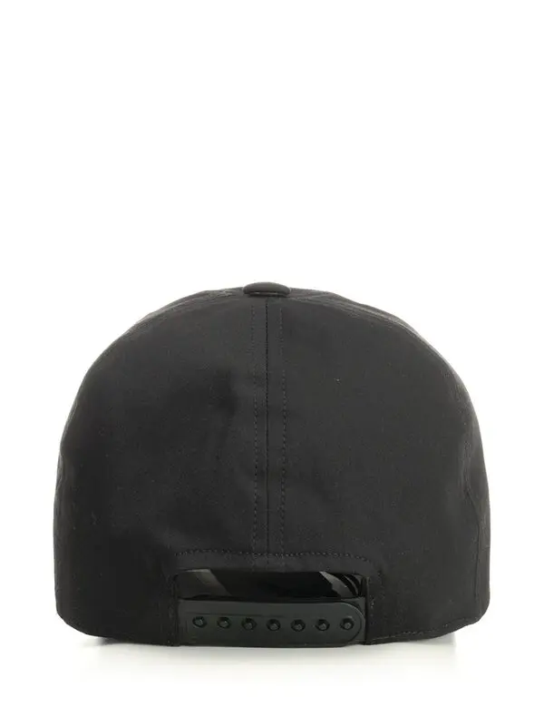 Rick Owens Baseball Cap With Embroidered Lettering - Black