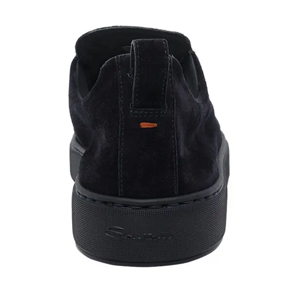Santoni Victory Suede Slip-on Sneakers - Blue
