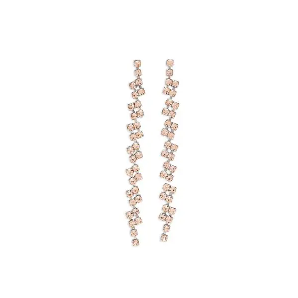 FORTE_FORTE Crystal Drop Earrings - Orange