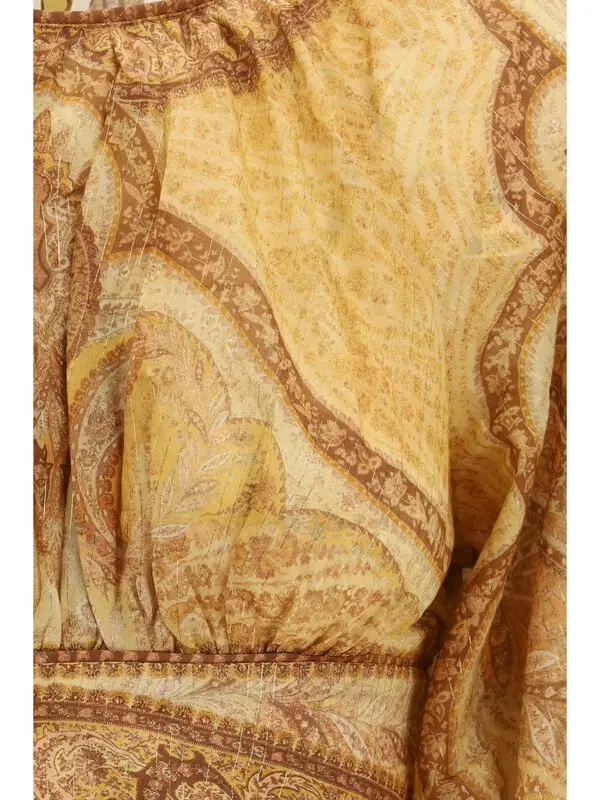 Zimmermann Wanderlust Bustier Top - Yellow