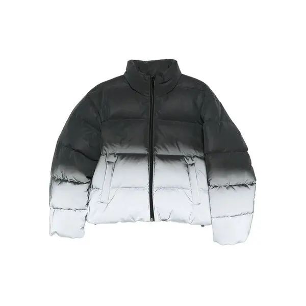 Alexander Wang Tone Puffer Jacket With Zip Fastening - Silver