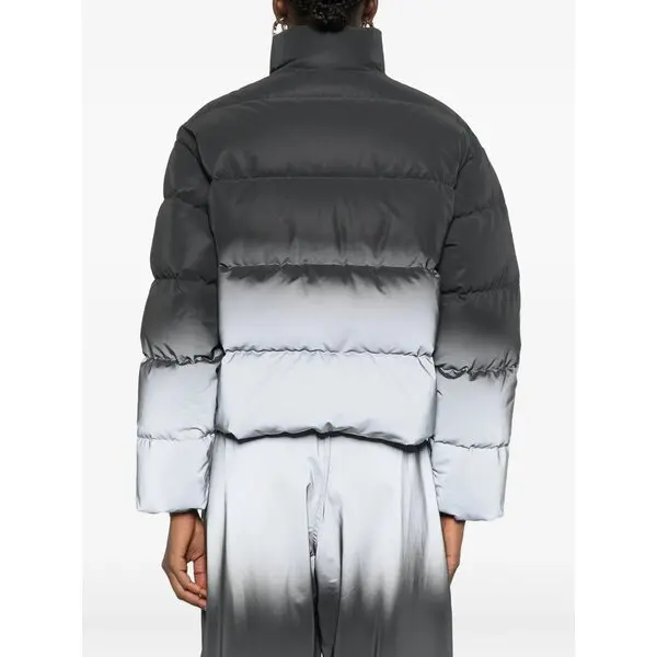 Alexander Wang Tone Puffer Jacket With Zip Fastening - Silver