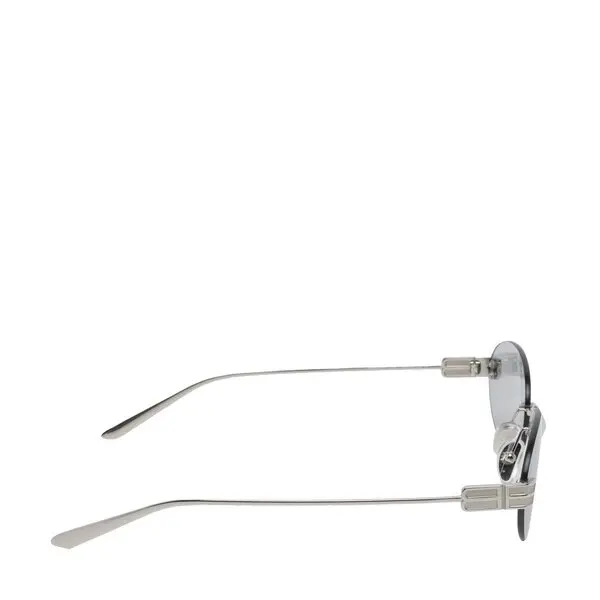 Balenciaga Oval Sunglasses - Silver