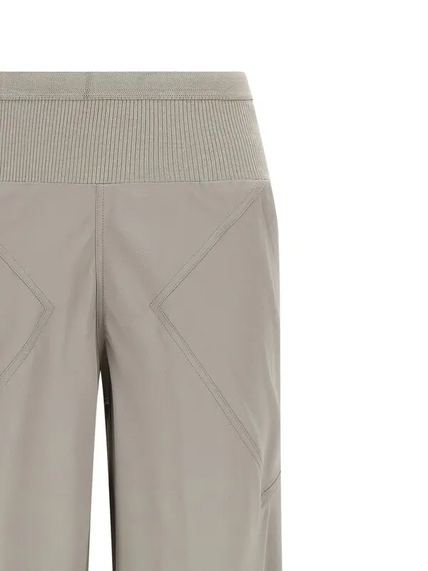 Rick Owens Bias Wide Leg Pants - Gray