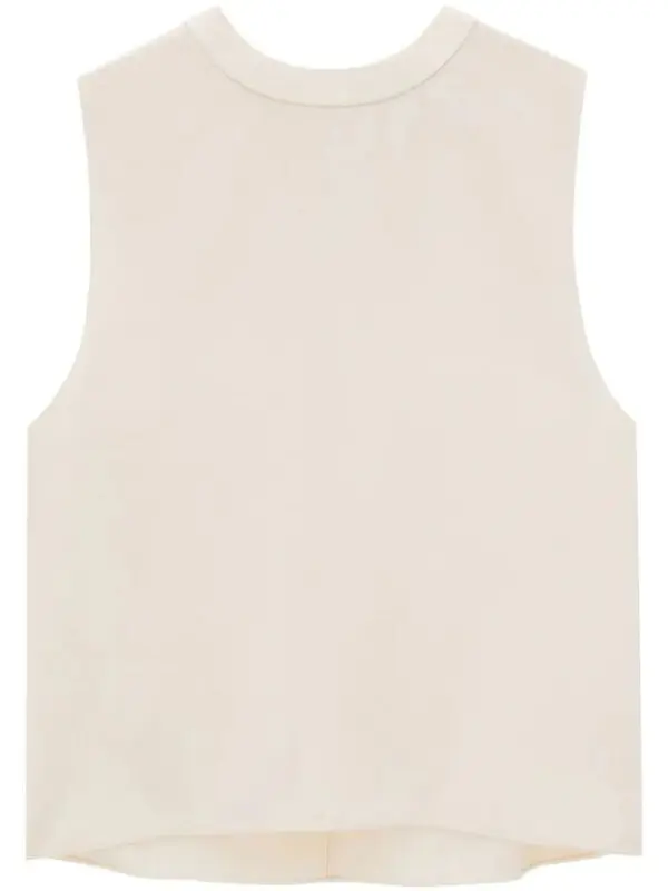 Saint Laurent Silk Tank Top