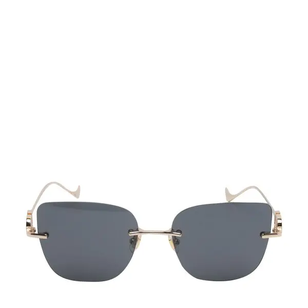 Valentino Garavani Geometric Rimless Sunglasses - Gray