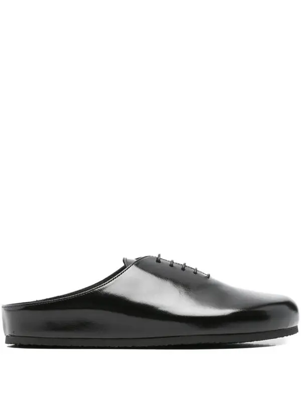 Jacquemus Les Mules Derbie Patent Leather Mules