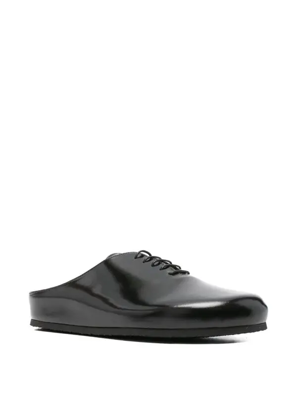 Jacquemus Les Mules Derbie Patent Leather Mules