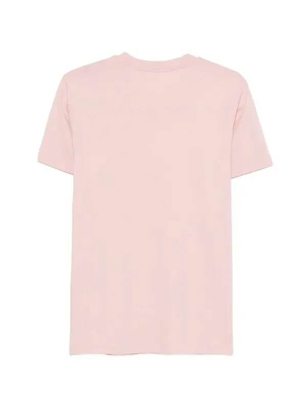 Moncler Cotton T-shirt With Logo Applique - Multicolor
