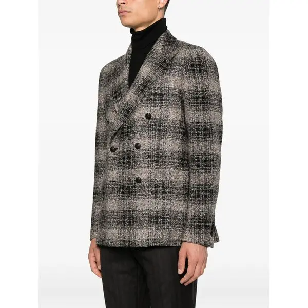 Tagliatore Double-breasted Checked Blazer