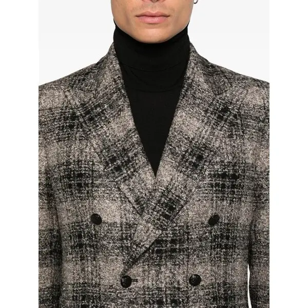 Tagliatore Double-breasted Checked Blazer
