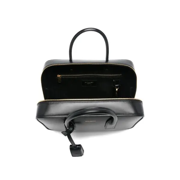 Saint Laurent Calfskin Tote Bag With Gold-tone Hardware