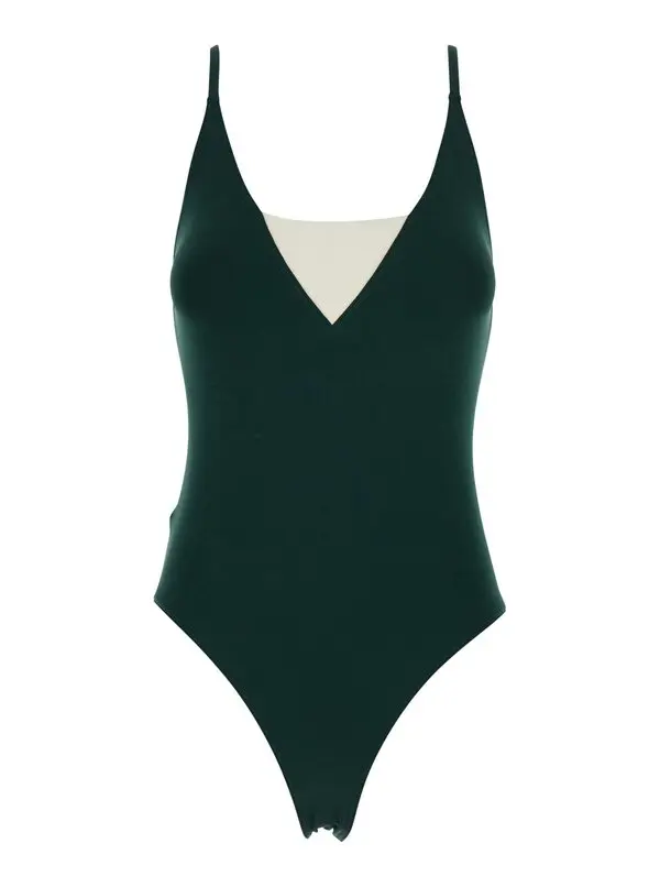ERES Entrevue" One-piece Swimsuit With Contrast Details - Multicolor