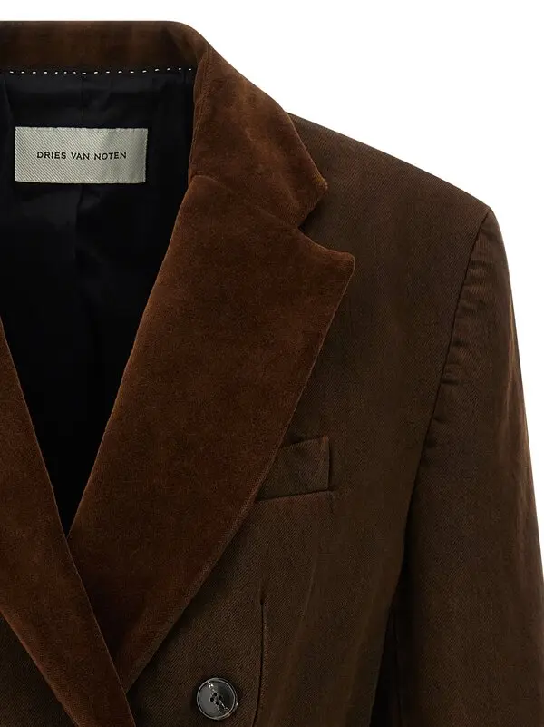 Dries Van Noten Befya Double Breasted Blazer