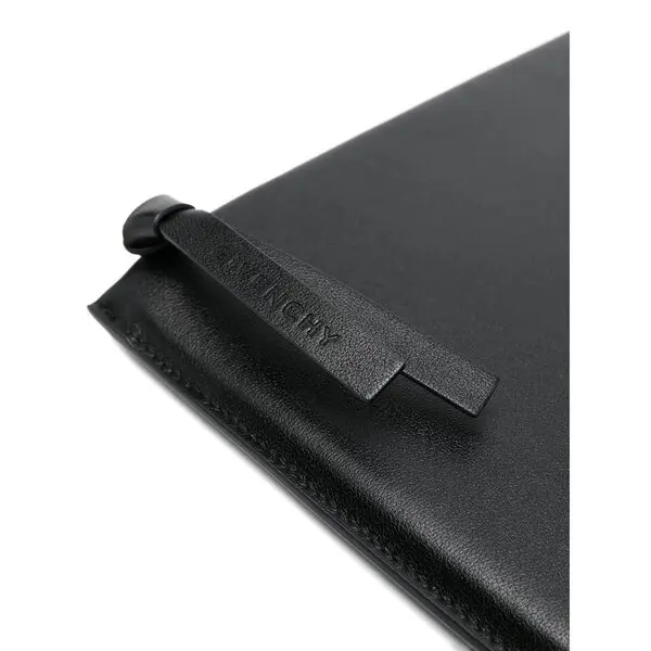 Givenchy Calf Leather Clutch Bag With Logo