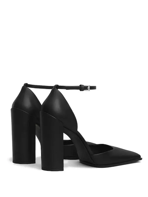 Alaïa Square D'orsay Leather Pumps - Black