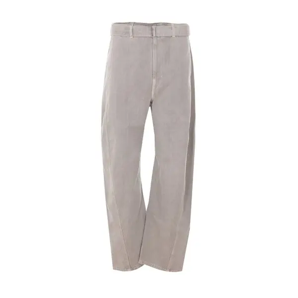 LEMAIRE Twisted Belted Jeans - Gray