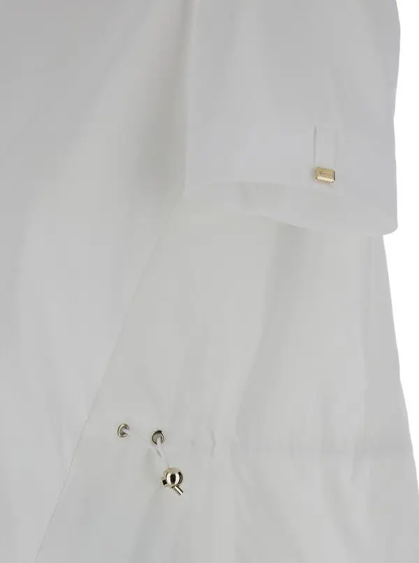 Herno Cotton T-shirt With Drawstring And Back Vent - Multicolor