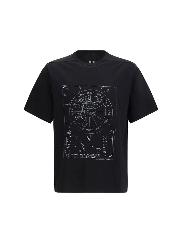 Rick Owens Brad T-shirt In Cotton Jersey - Black