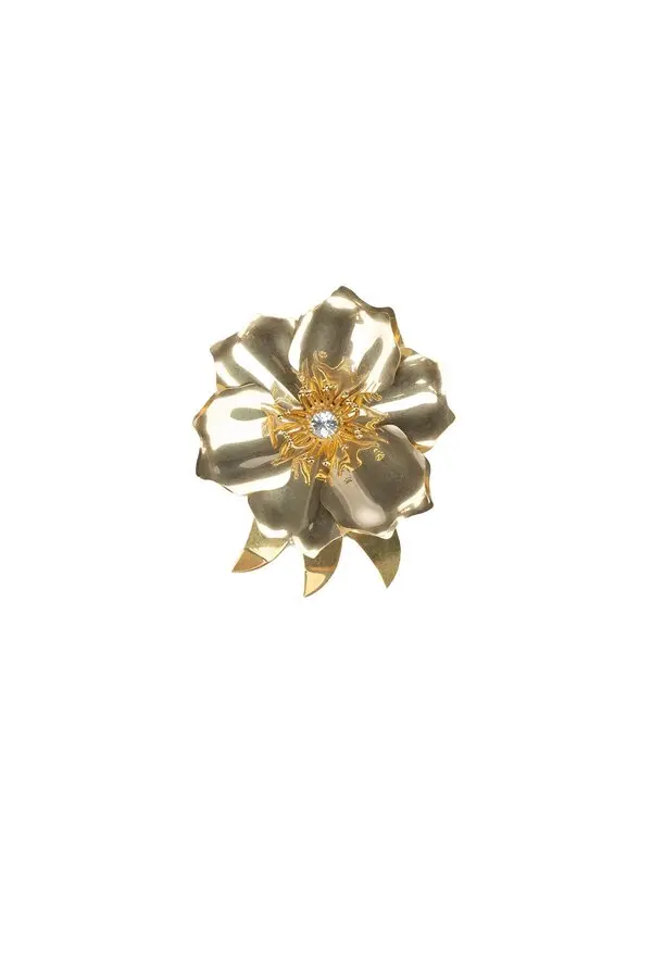 Miu Miu Embellished Flower Brooch - Multicolor