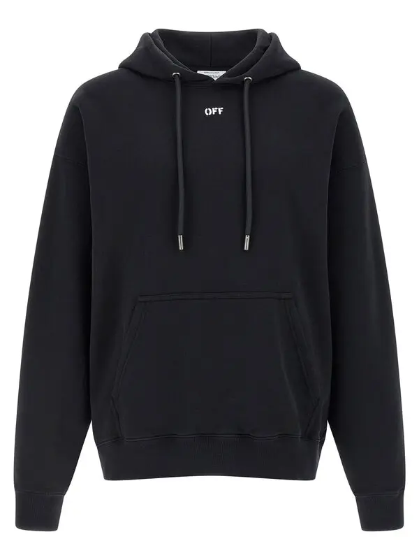 Off-White 3d Spray Arrow Skate Hoodie - Black
