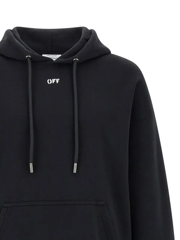 Off-White 3d Spray Arrow Skate Hoodie - Black