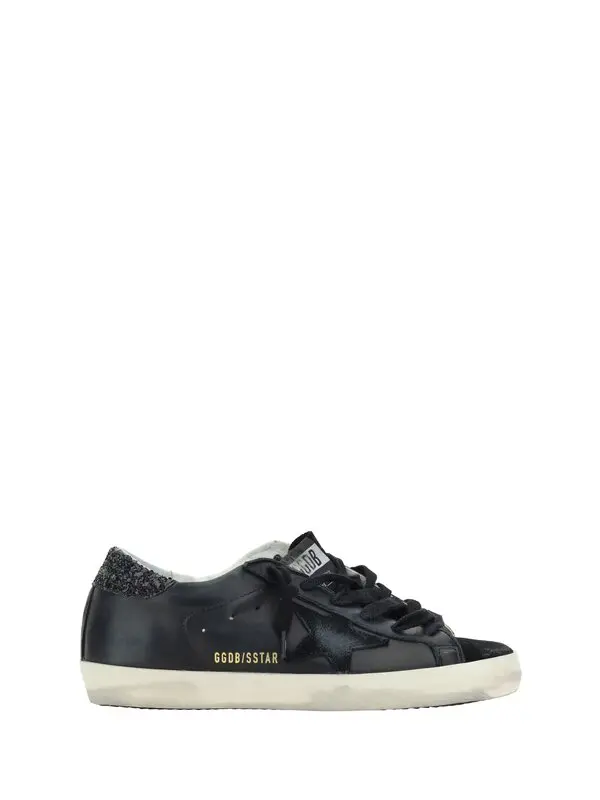 GOLDEN GOOSE Super-star" Suede Sneakers - Black