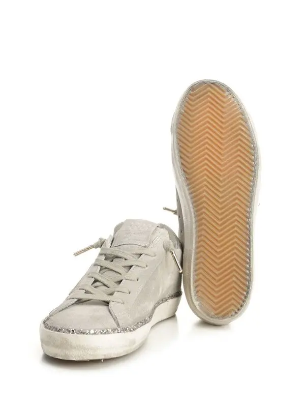 GOLDEN GOOSE Super-star" Suede Sneakers - Gray