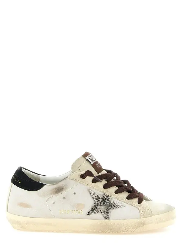 GOLDEN GOOSE Super-star" Suede Sneakers - Multicolor