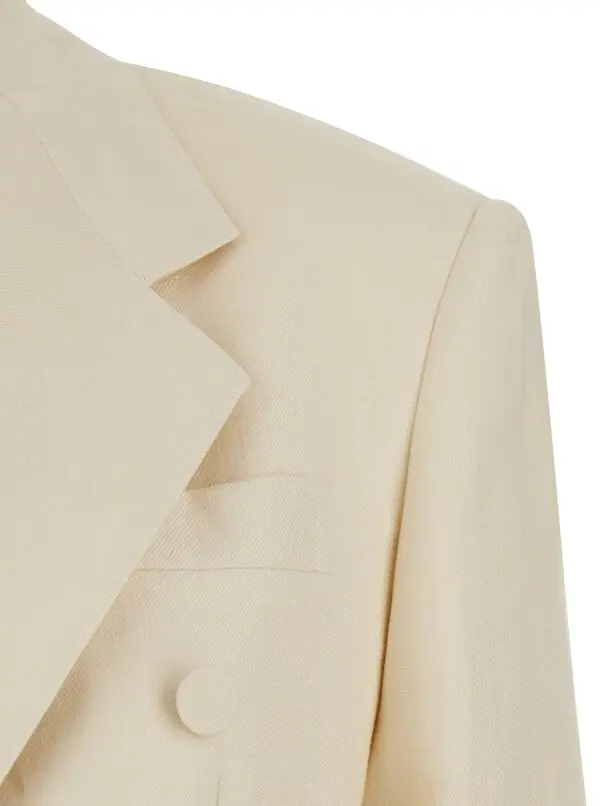 Tagliatore Double Breasted Linen Suit