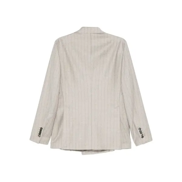 Tagliatore Grey Suits Double Breasted Suits - Gray