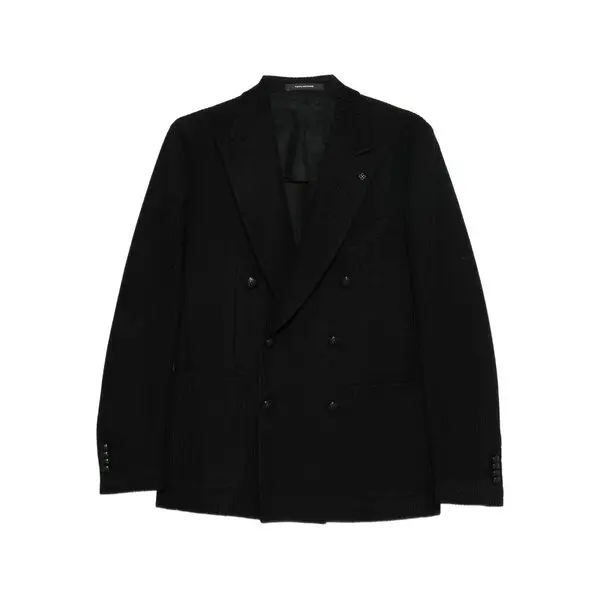 Tagliatore Textured Double-breasted Blazer