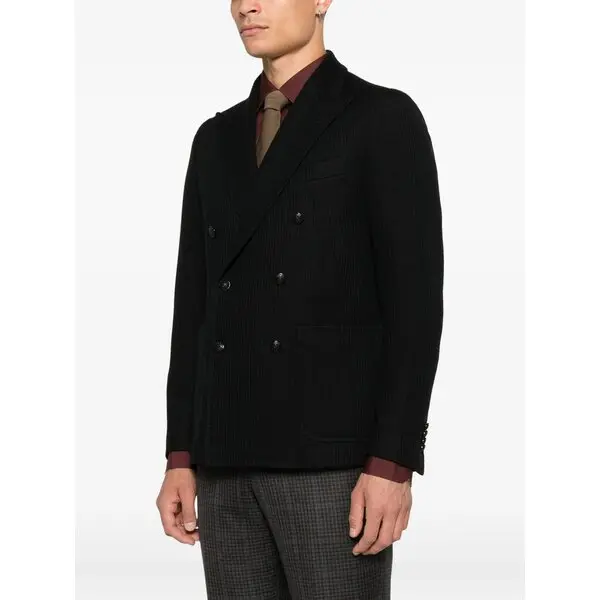 Tagliatore Textured Double-breasted Blazer