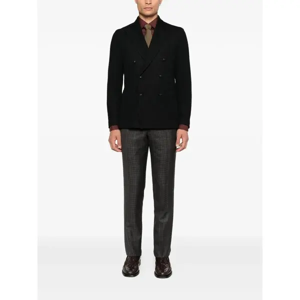 Tagliatore Textured Double-breasted Blazer